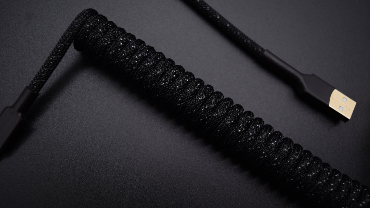 Lightspeed & Gold Coiled Aviator Cable – Mechcables