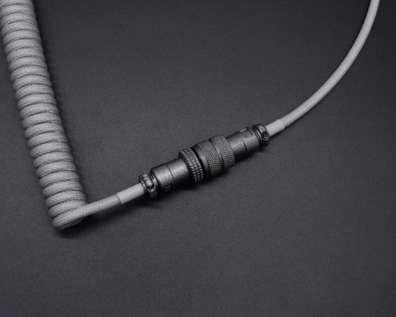 Stealth Gray Coiled Aviator Cable – Mechcables