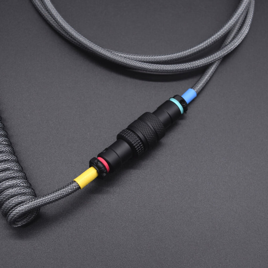 DualShot 2 Coiled Aviator Cable – Mechcables
