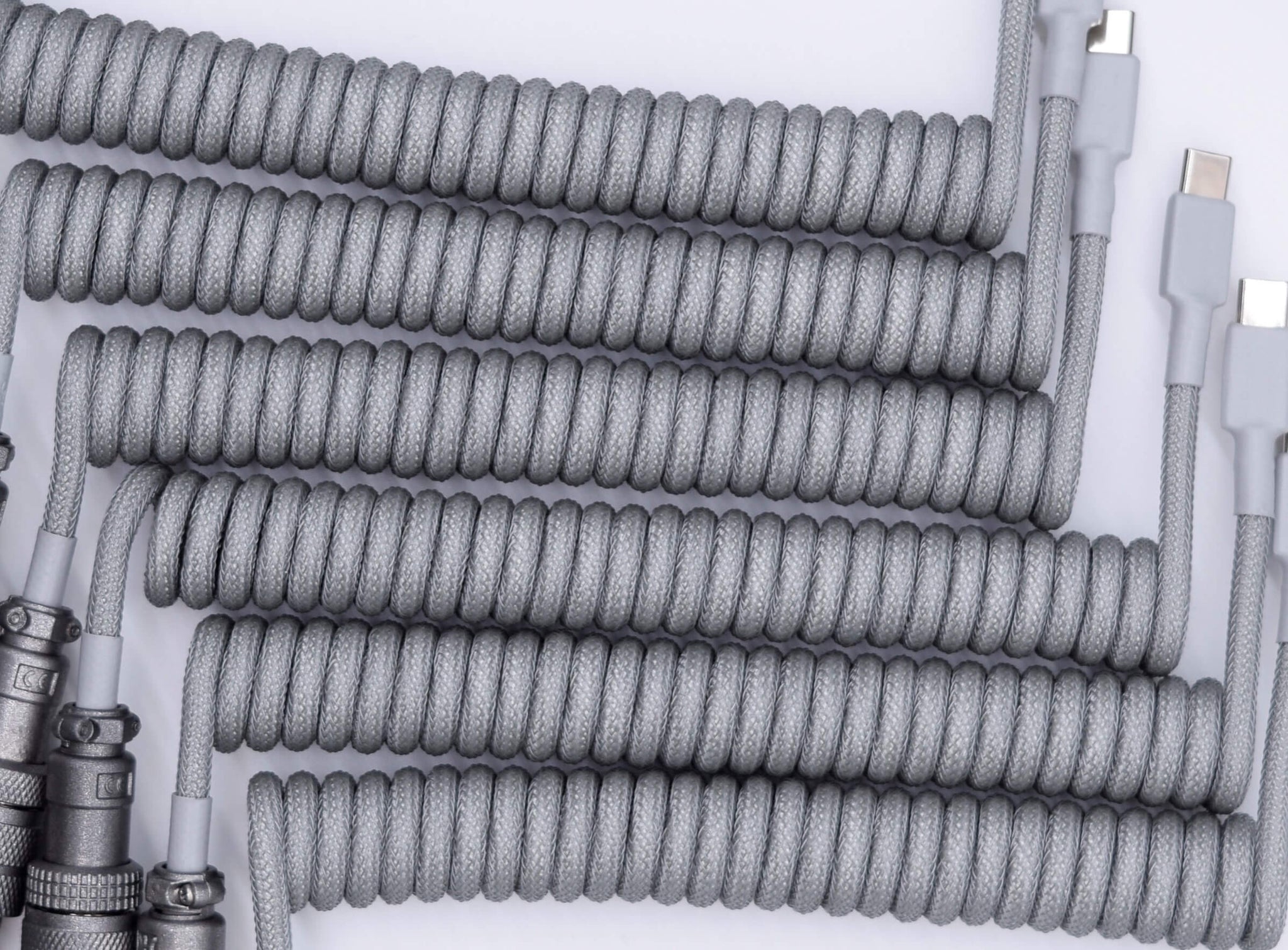 Stealth Gray Coiled Aviator Cable – Mechcables